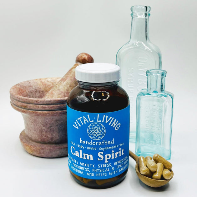 Calm Spirit Capsules | Vital Living Herbs And Nutrition
