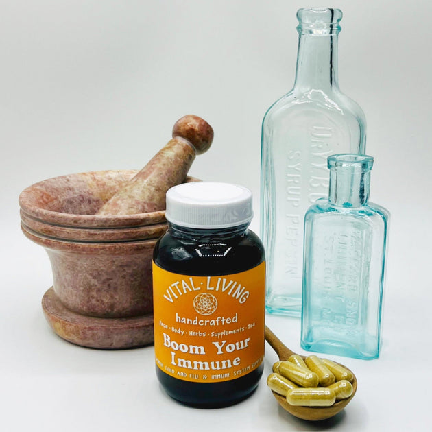 Boom Your Immune Capsules | Vital Living Herbs And Nutrition